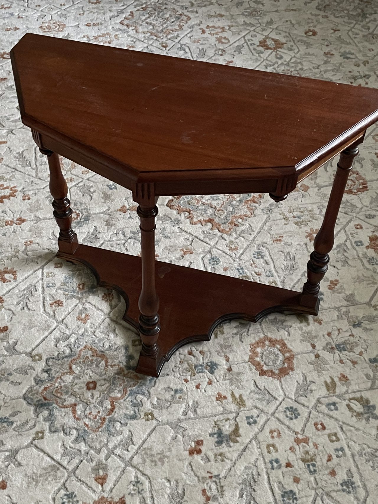 Three legged antique side table - River Market Antiques