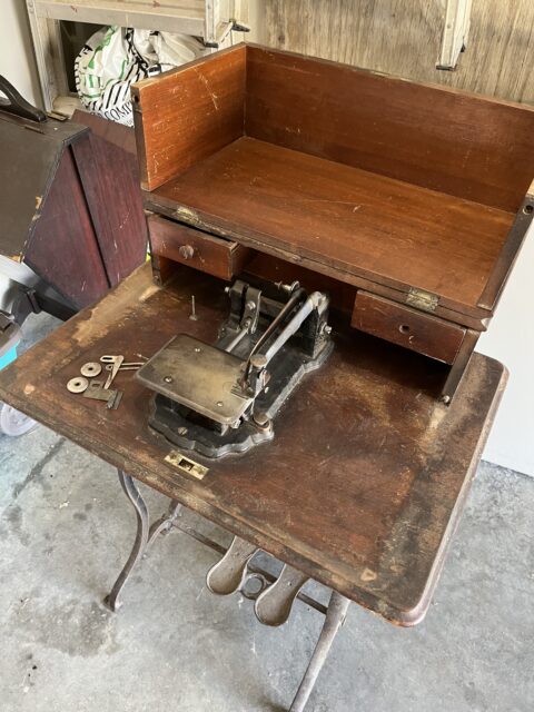 Antique Wheeler & Wilson sewing machine, circa 1850 - River Market Antiques