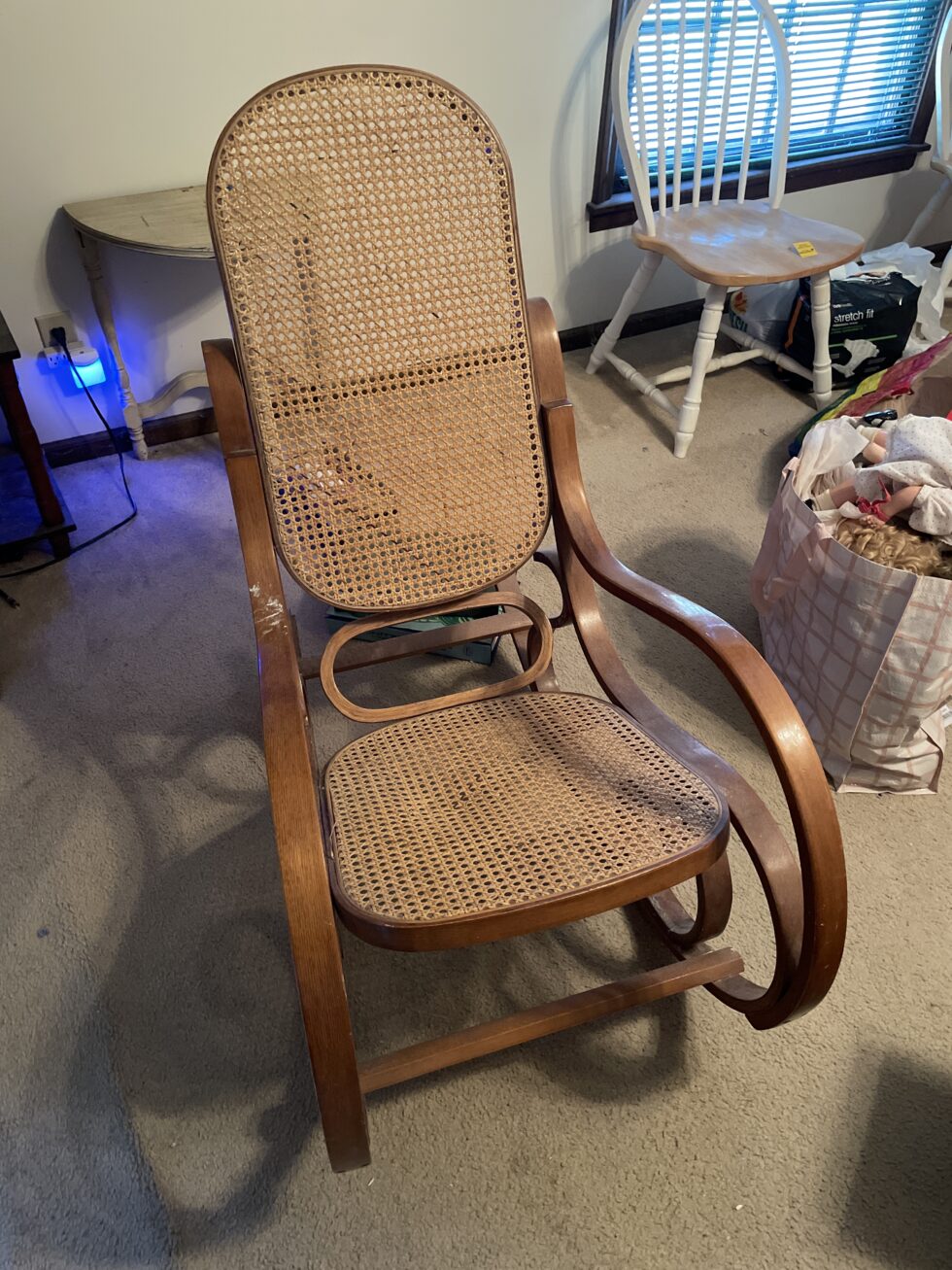 Cane rocking chair - River Market Antiques