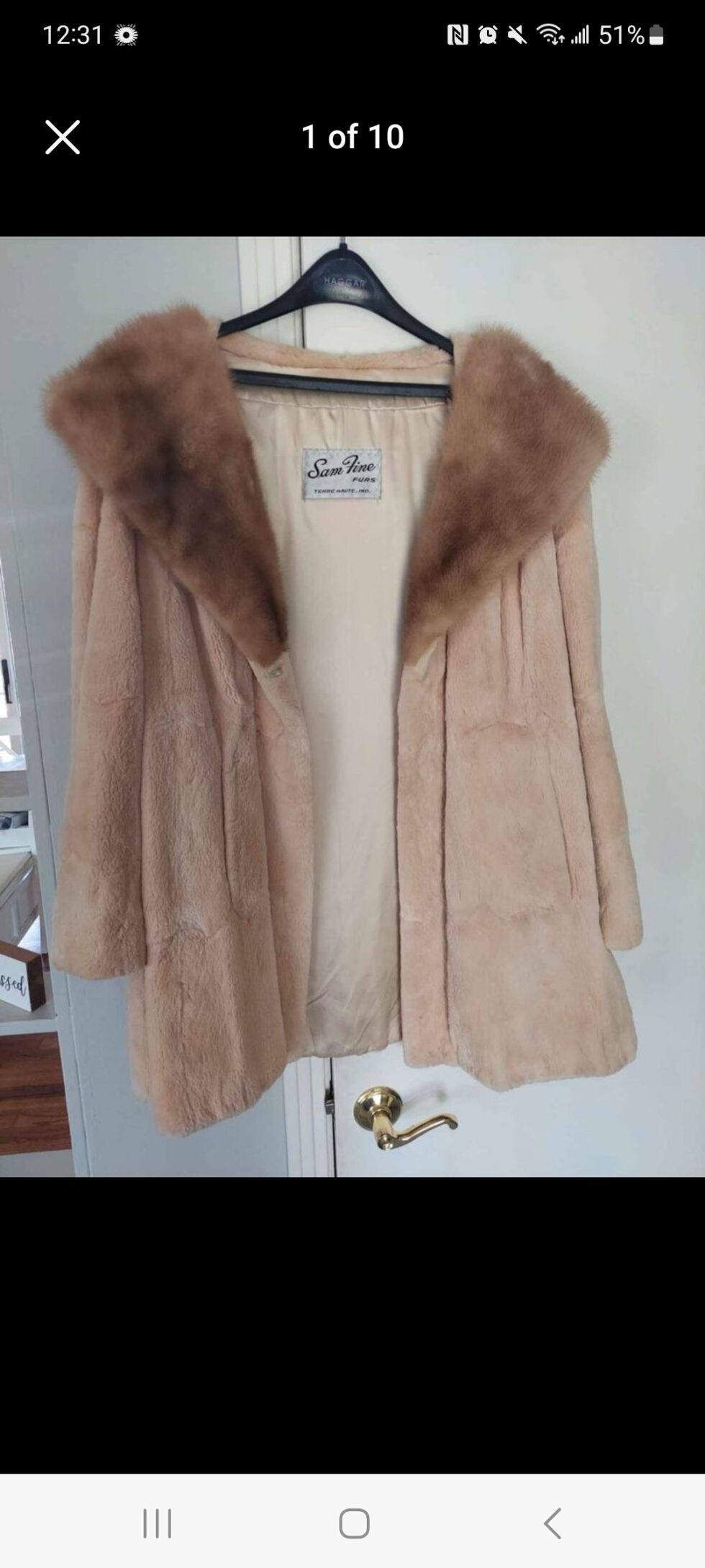 1980-1990 Sam Fine Furs Coat - River Market Antiques