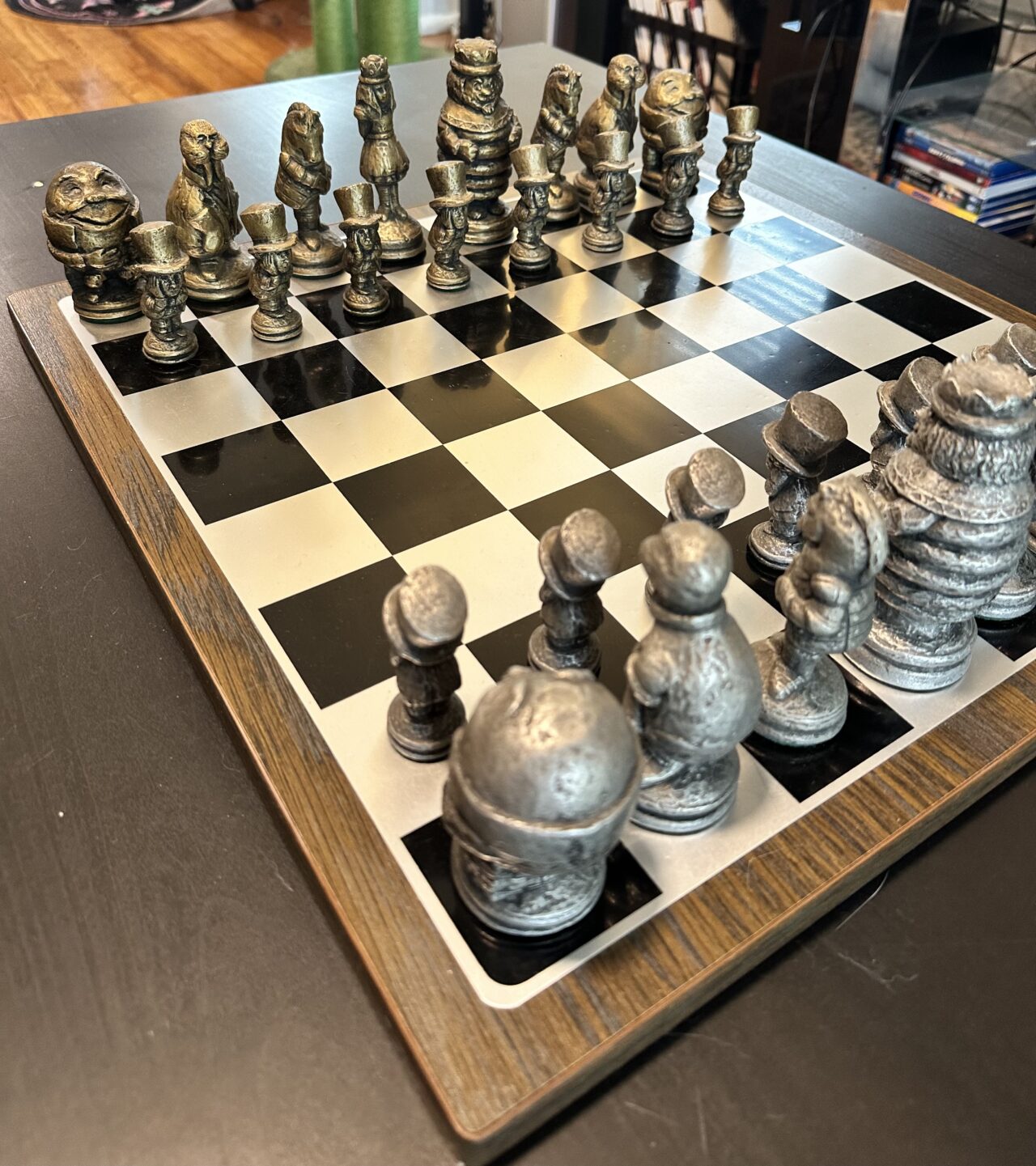 Limited Edition Alcoa Alice in Wonderland Chess Set - River Market Antiques