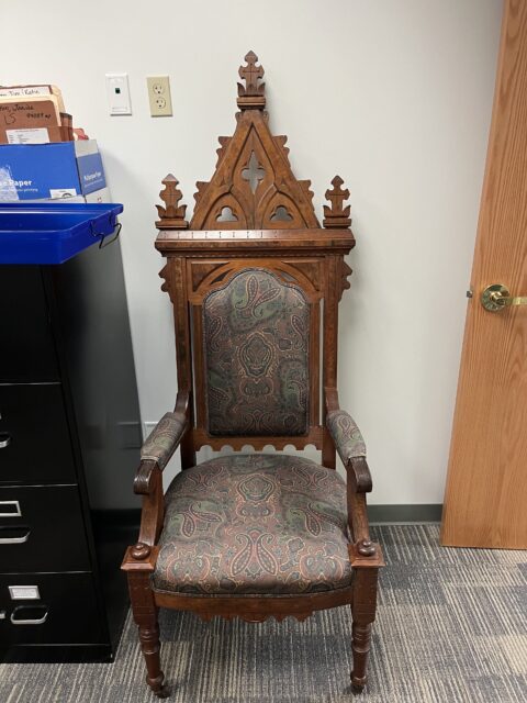 Pair of Matching Church Cathedral Celebrant (cardinal’s) Chairs - River ...